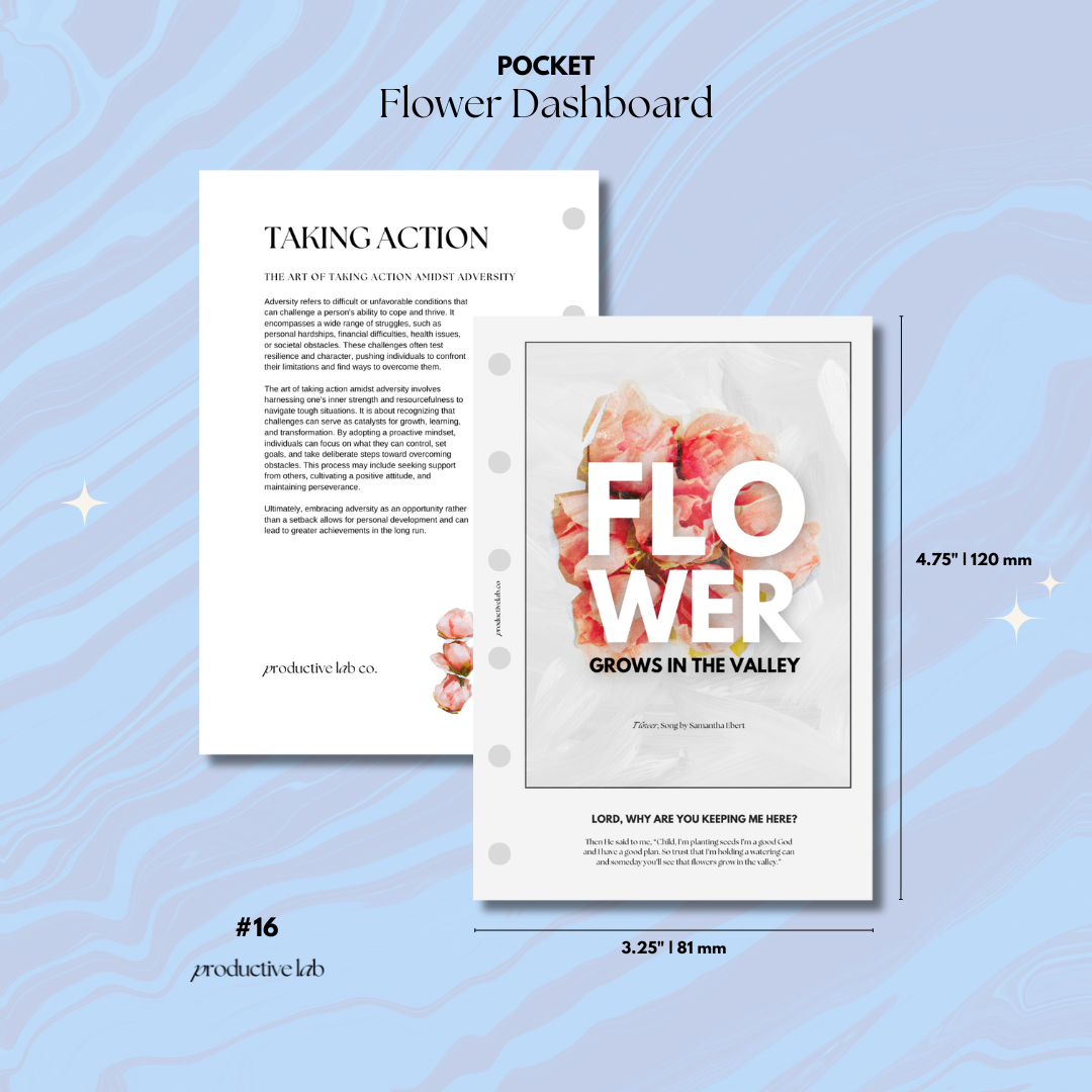 #16 Flower Dashboard – Productive Lab Co.