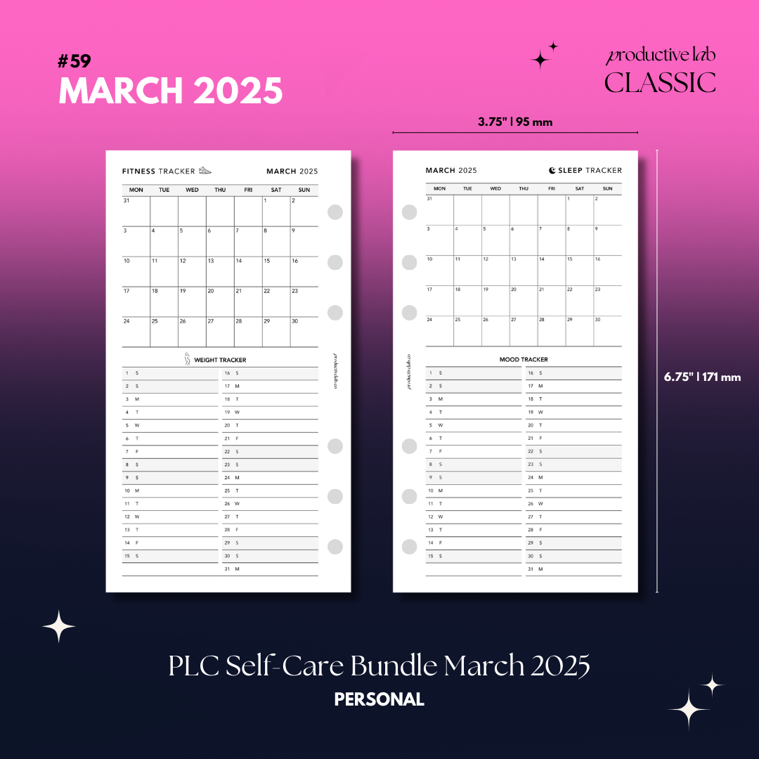 #59 PLC Self-Care Bundle March 2025 – Productive Lab Co.
